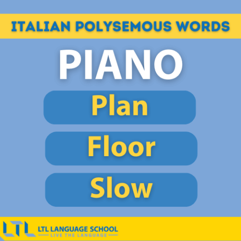 Italian Polysemous Words || 15 Words With Multiple Meanings