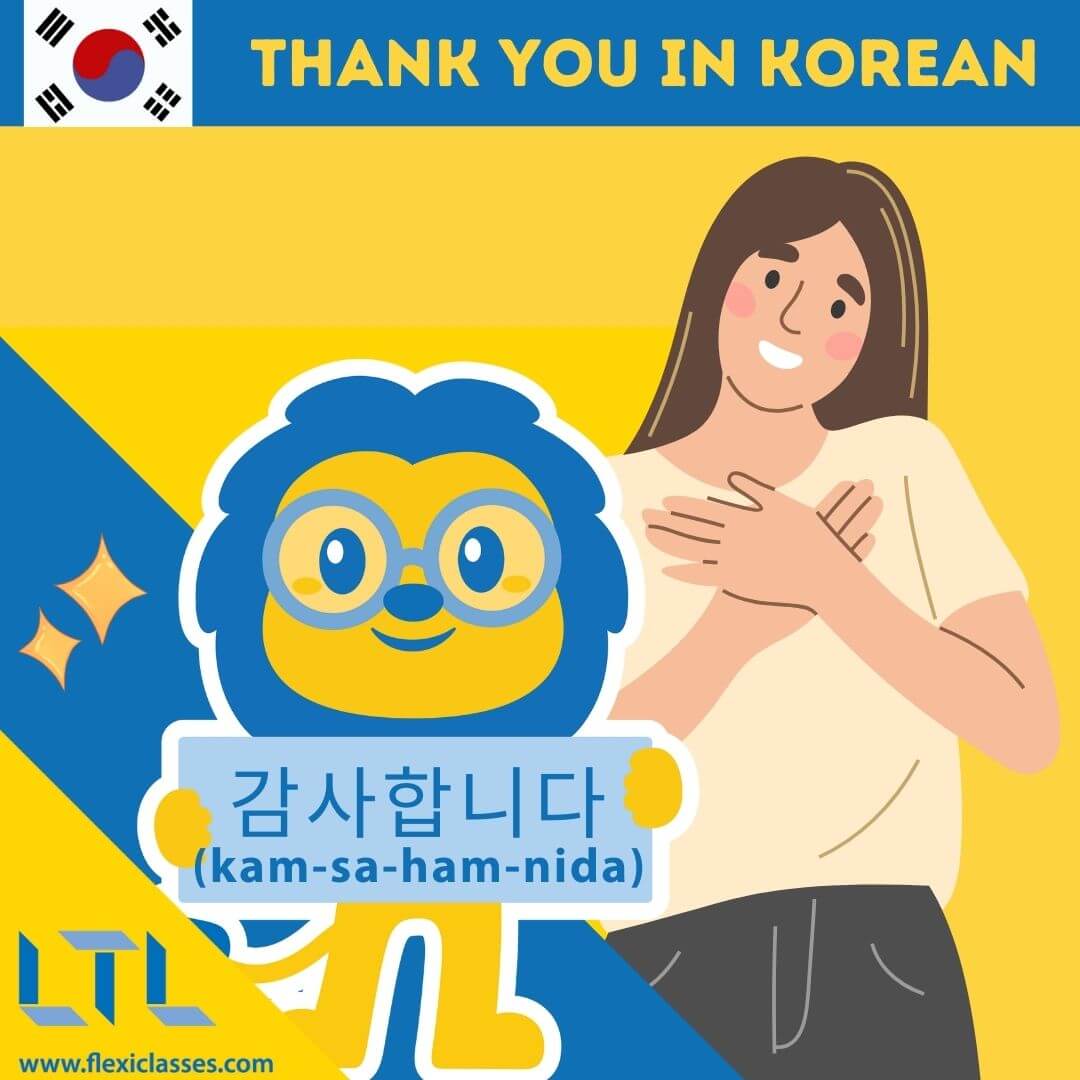 Ways to Say Thank You in Korean - Flexi Classes Korean